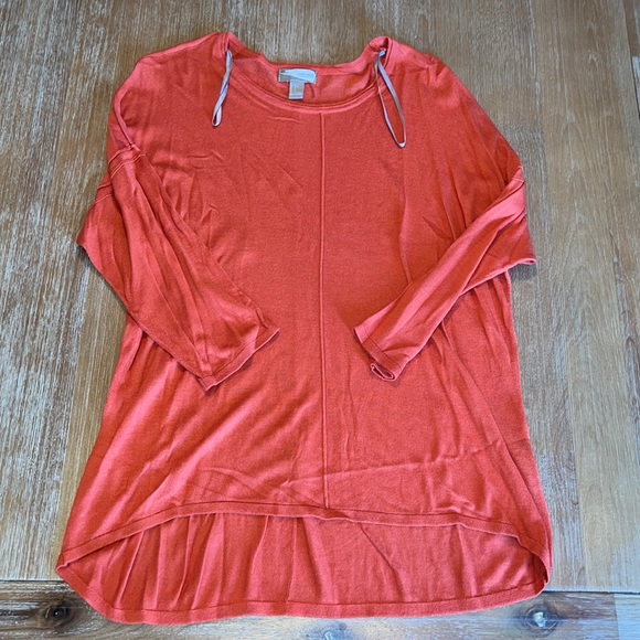 Tops | Forever 21 Long Sleeve Blouse Size L | Poshmark